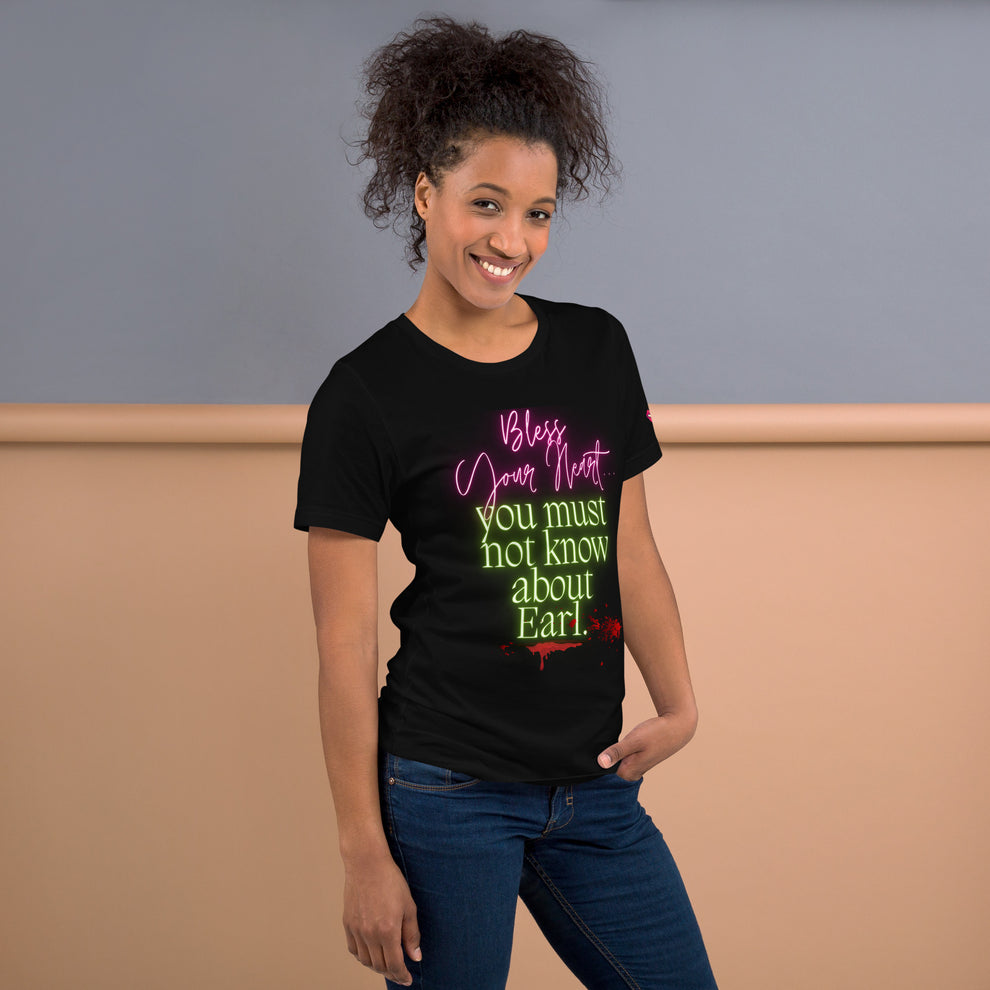 "Wanda's Law"- Hillbilly Crime Neon Justice Tee
